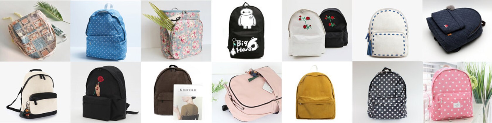 Casual Fabric Backpacks for Men and Women by BokzimBag on Etsy