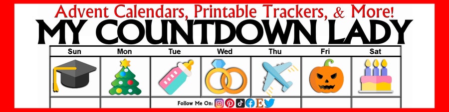 MyCountdownLady | Etsy