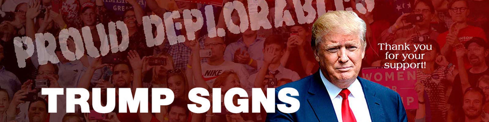 Trump signs banners and posters by TrumpSigns on Etsy