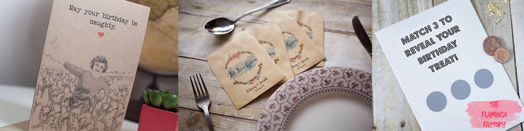 Quirky Cards For Quirky People by TheFlamingoFactory on Etsy