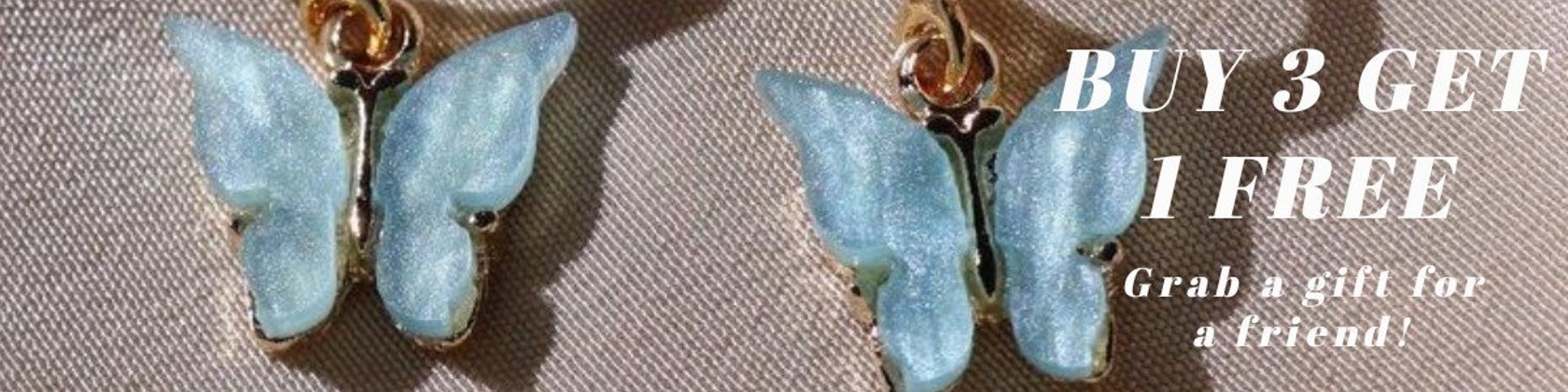 BUY 3 GET 1 FREE on Jewelry by DaintyBlueBoutique on Etsy