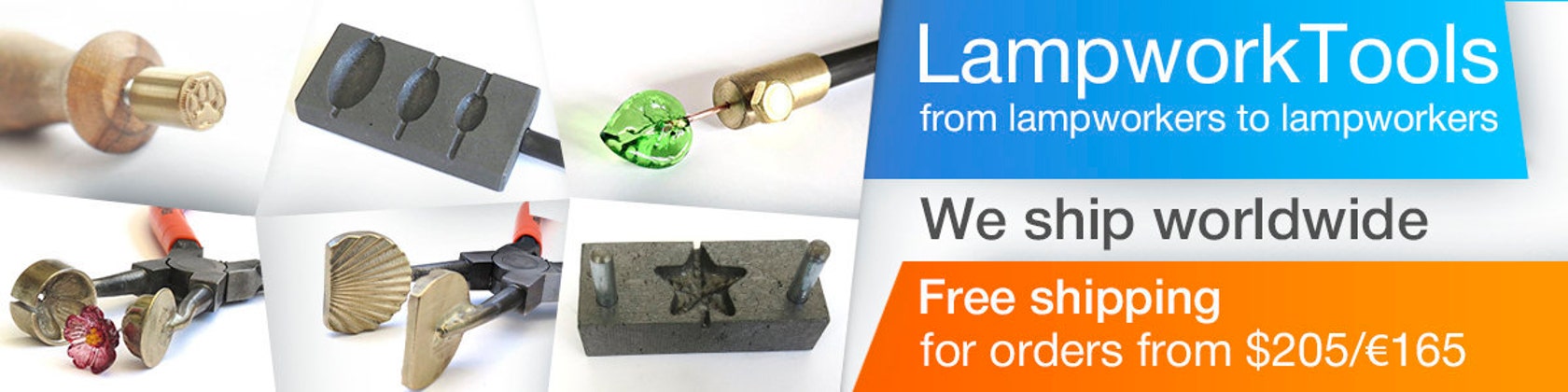 Lampwork tools bead rollers mashers stamps etc by LampworkTool