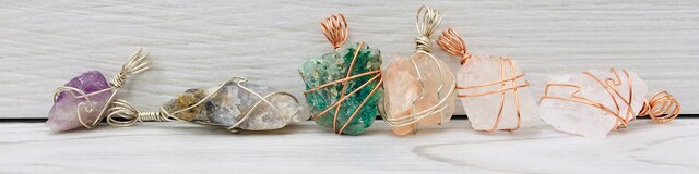 Hand Crafted Crystal Necklaces by SolsticeWaves on Etsy