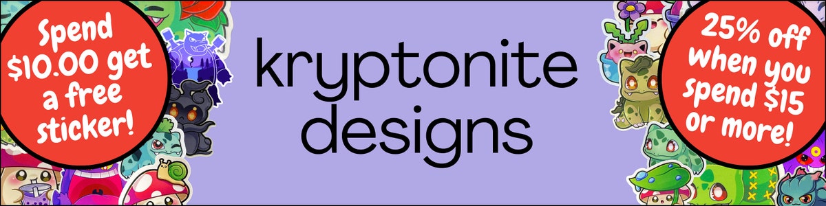 KryptoniteDesigns - Etsy