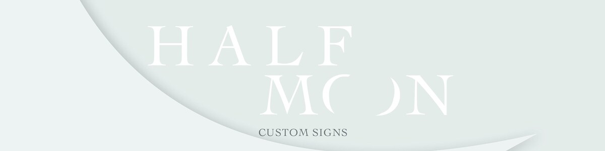 halfmoonsigns - Etsy