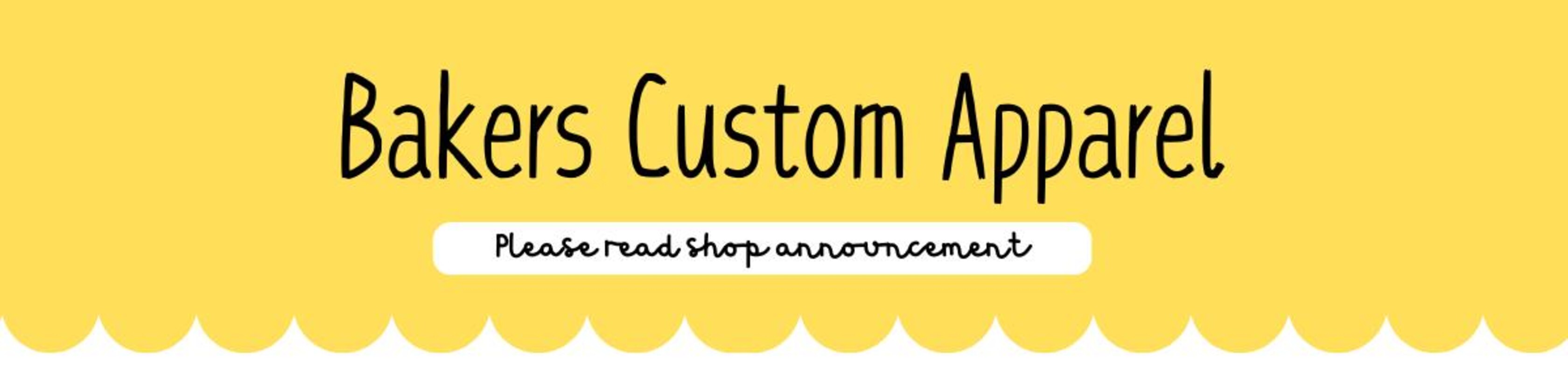 BakersCustomApparel - Etsy