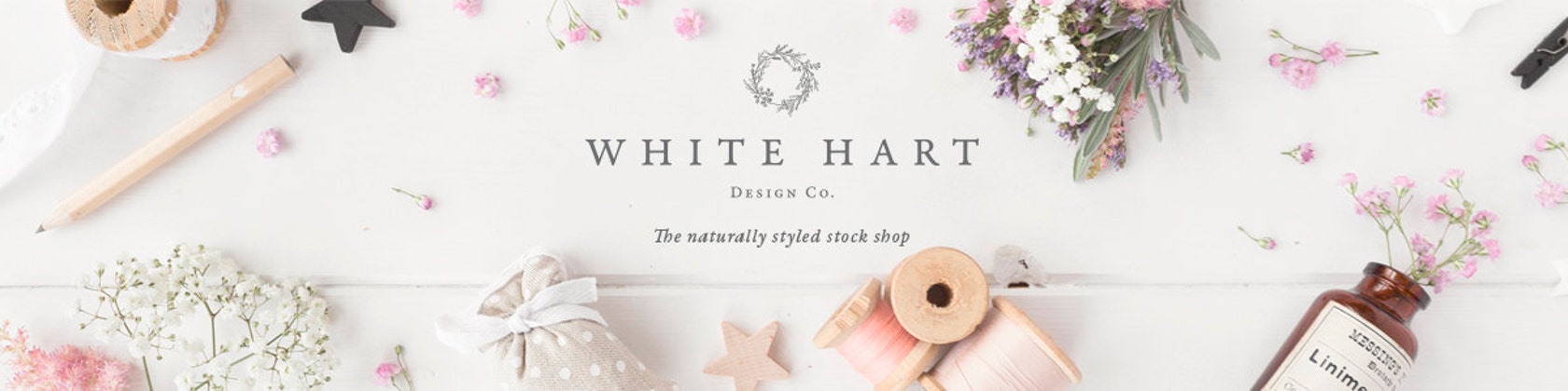 Nature inspired mock ups and stock photos for by WhiteHartDesignCo