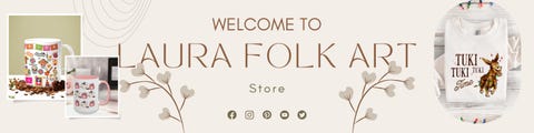 LauraFolkArtStore - Etsy