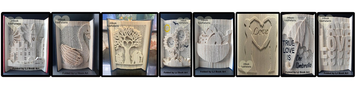 JHBookFoldPatterns - Etsy UK