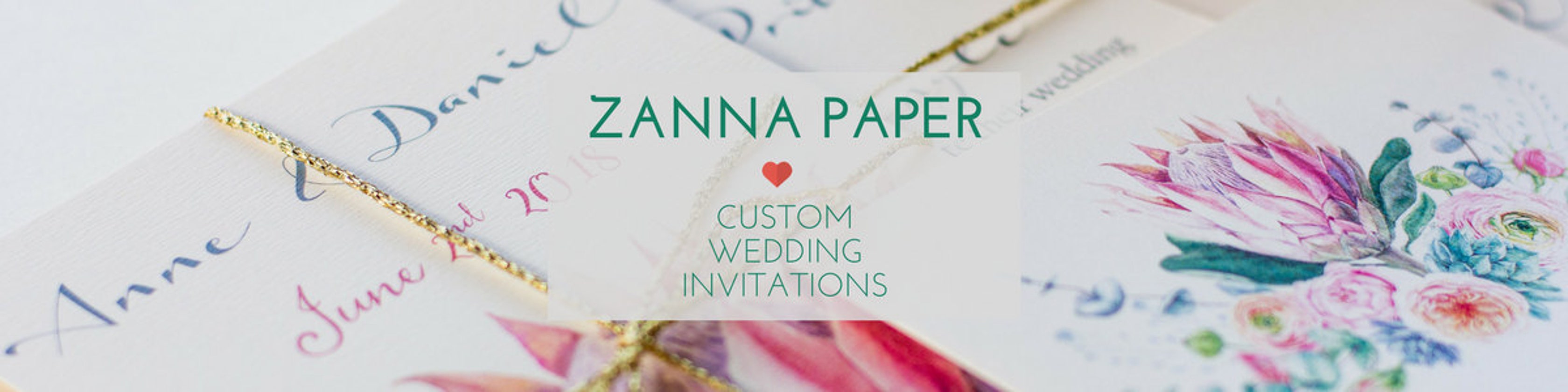 ZannaPaper - Etsy