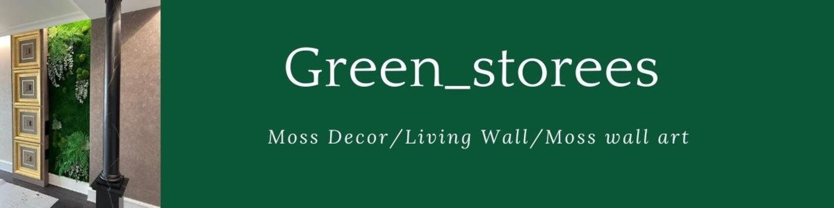 Living Wall Preserved moss wall art and decor by Grenshop