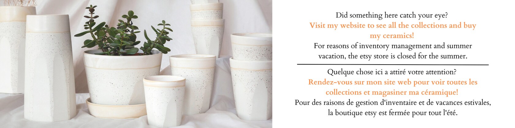 Parceline - Unique Ceramics Handmade With Love in Montreal - Etsy UK