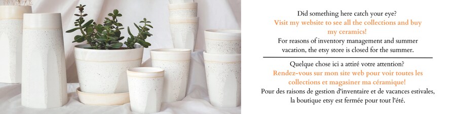 Parceline - Unique Ceramics Handmade With Love in Montreal - Etsy UK