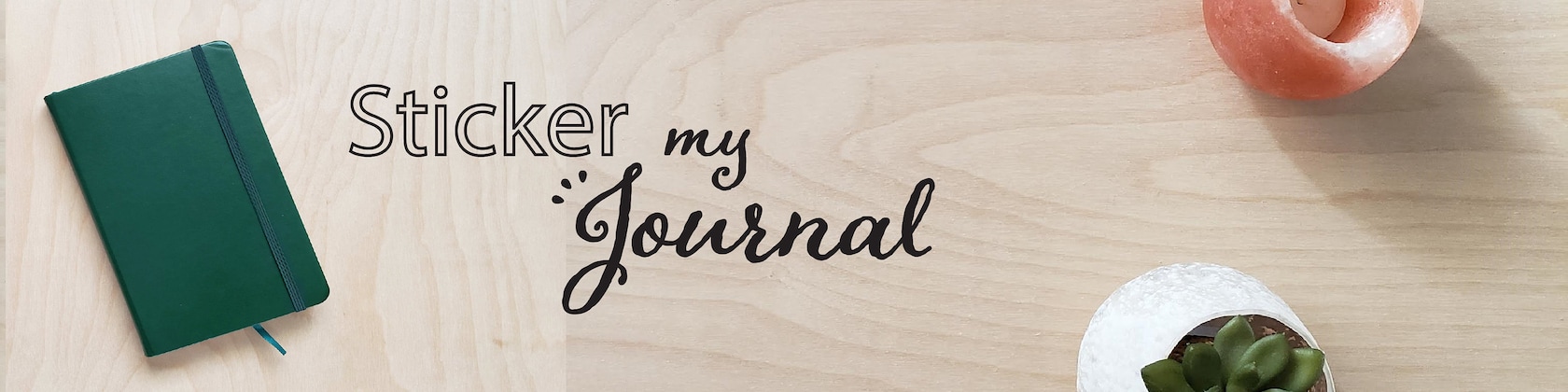 Enhance your bullet journal with stickers. Let by StickerMyJournal