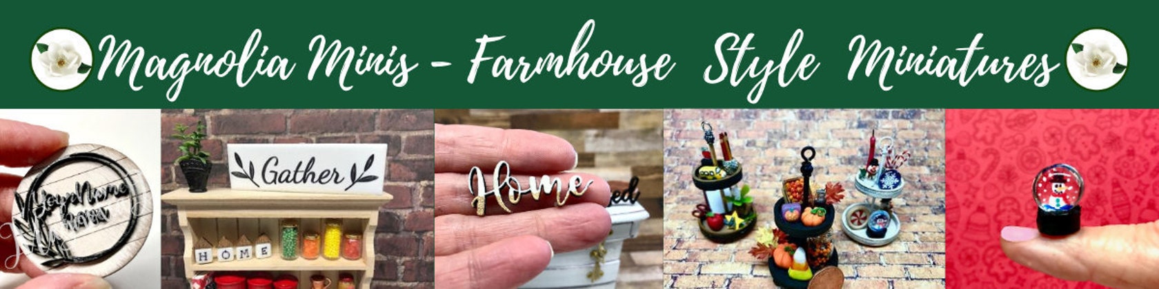 Magnolia Minis home to stylish dollhouse decor in by MagnoliaMinis