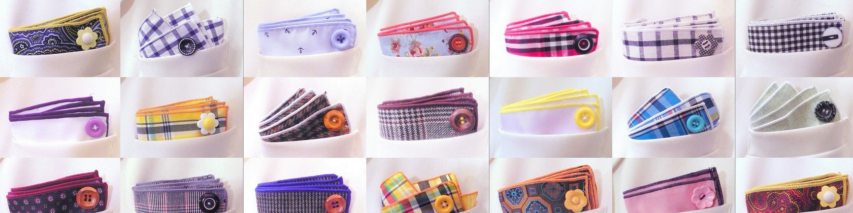Custom PreFolded Pocket Squares by PocketSquareZ on Etsy