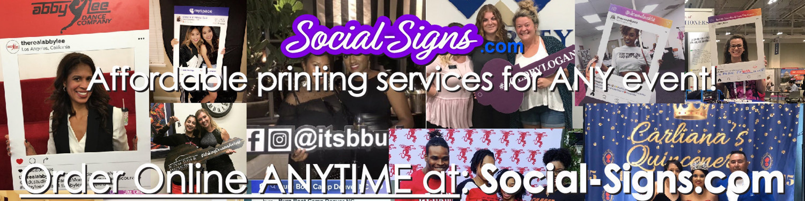 Custom Banners/Signs and Selfie Frames & Realtor by SocialSigns