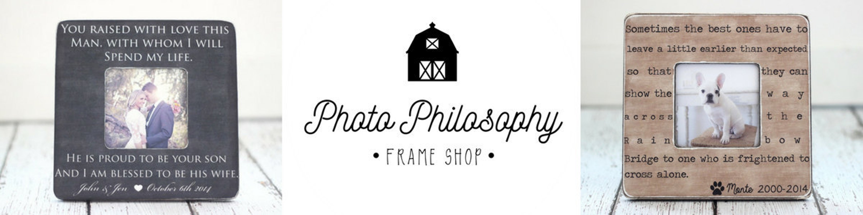 Custom & Personalized Picture Frames by PhotoPhilosophyShop