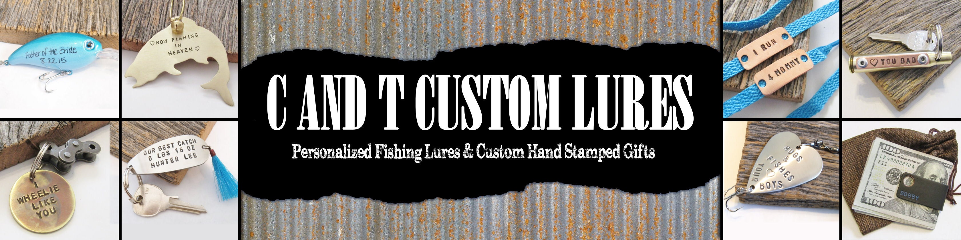Personalized Fishing Lures & Custom Hand by CandTCustomLures
