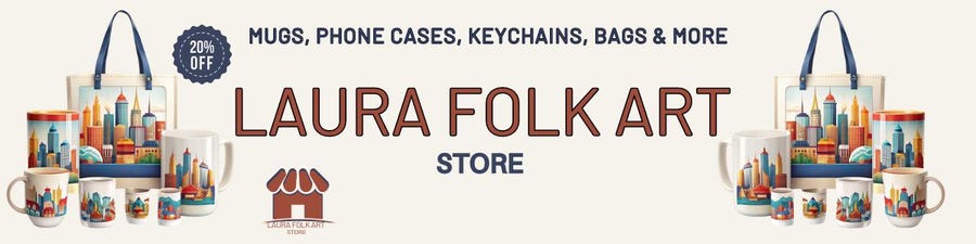 LauraFolkArtStore - Etsy