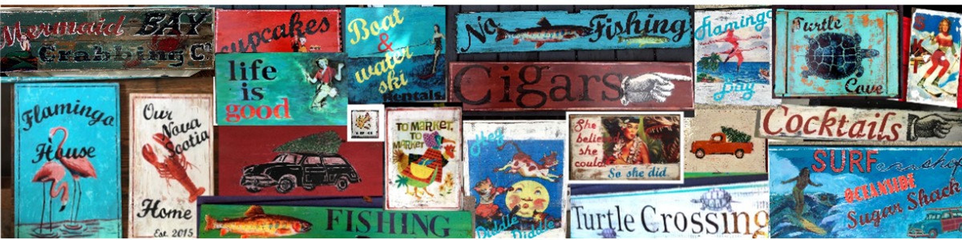 Vintage looking signs just for fun by funfunsigns on Etsy