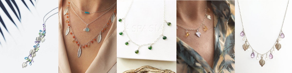 Handmade Gemstone Birthstone Crystal 925 by AspasiaJewellery