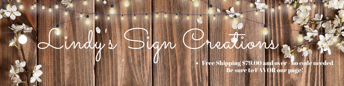 Lightweight aluminum signs for all your by LindysSignCreations