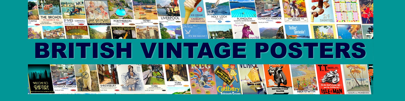 BritishVintagePoster | Etsy UK