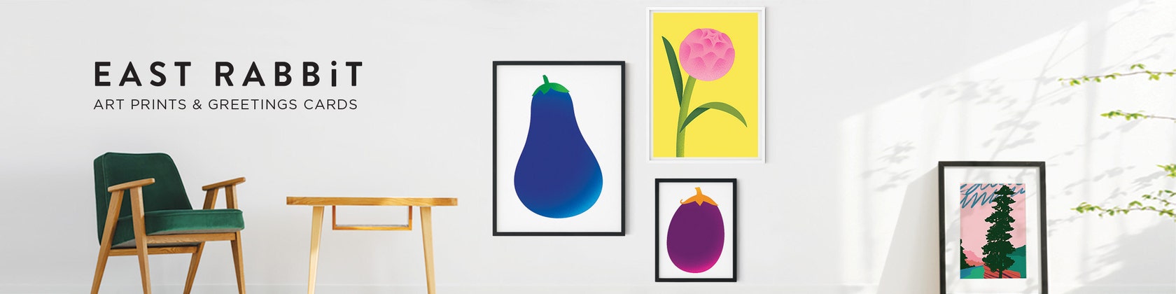 Art prints & cards for a happy light life by EastRabbit on Etsy