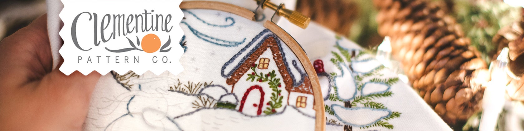 Clementine Pattern Co Hand Embroidery by ClementinePatterns