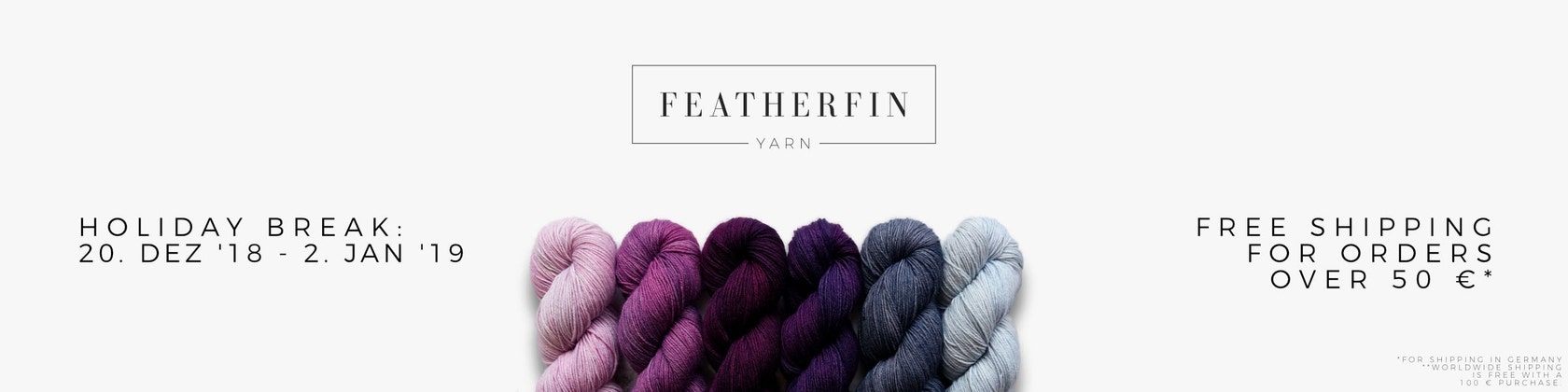 Hand dyed knitting yarns Make something by FEATHERFINyarn on Etsy