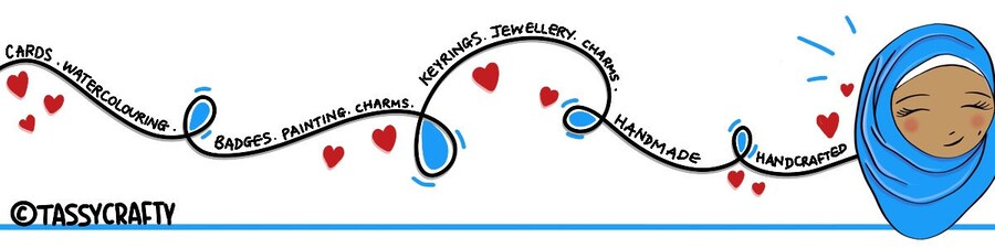 Cute hijabi illustrations mugs stickers and by Tassycrafty on Etsy