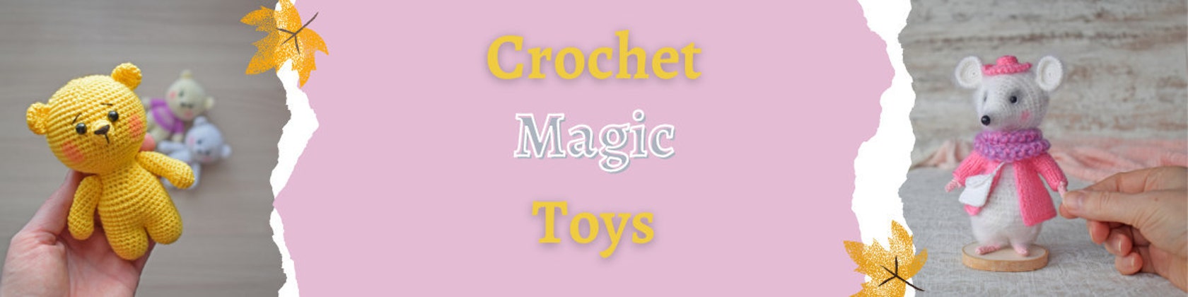 Animal Toys & Crochet Patterns by CrochetMagicToys on Etsy