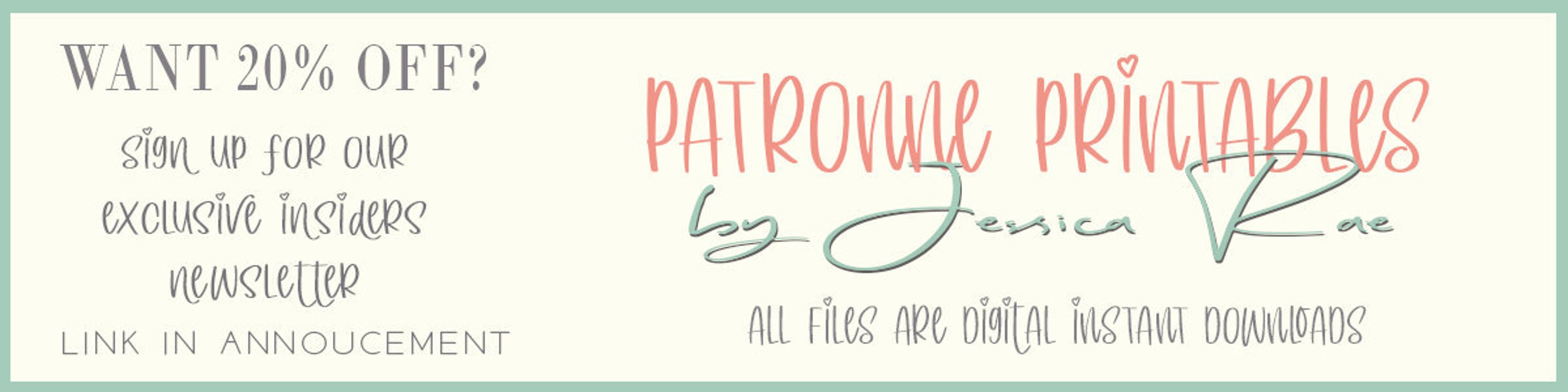PatronnePrintables - Etsy