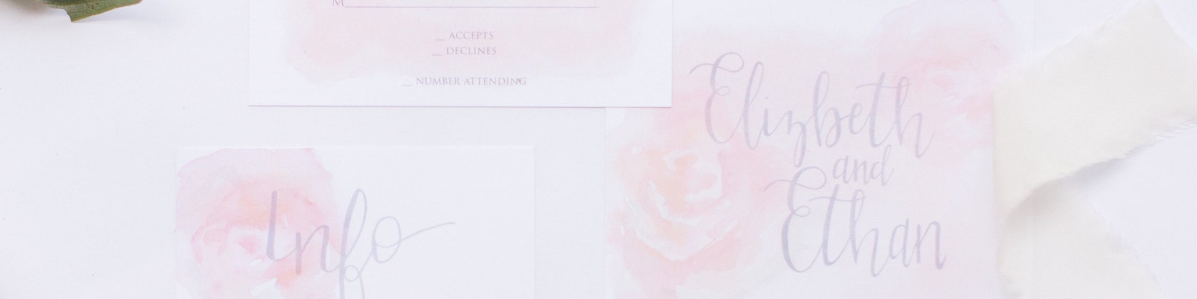 Custom Paper Hand Lettered Signs Lined by mylittledesignco