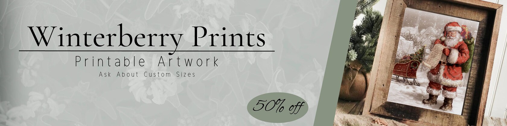 WinterberryPrints - Etsy