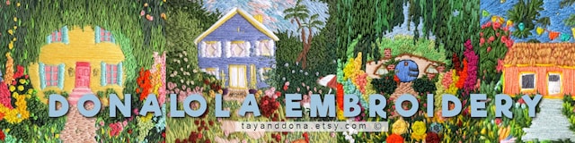 Hand embroidery Embroidery patterns by DonaLolaEmbroidery on Etsy