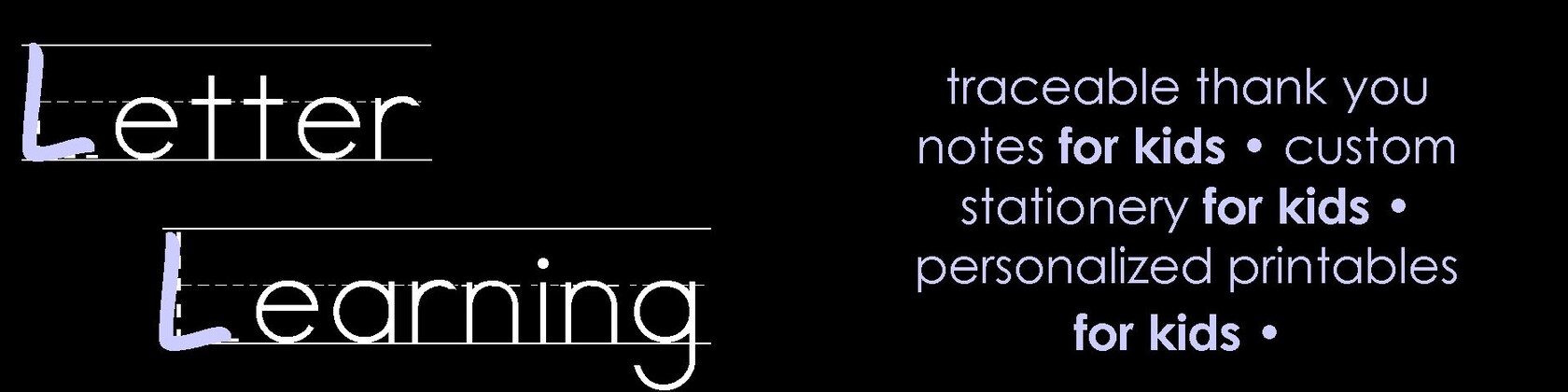 Stationery Sets for Kids by LetterLearning on Etsy