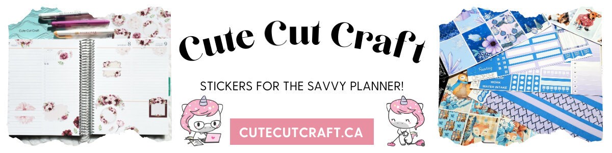 Sticker creations for the savvy planner by CuteCutCraft on Etsy