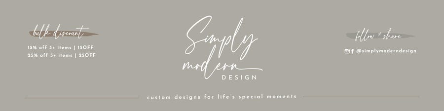 SimplyModernDesignCo - Etsy