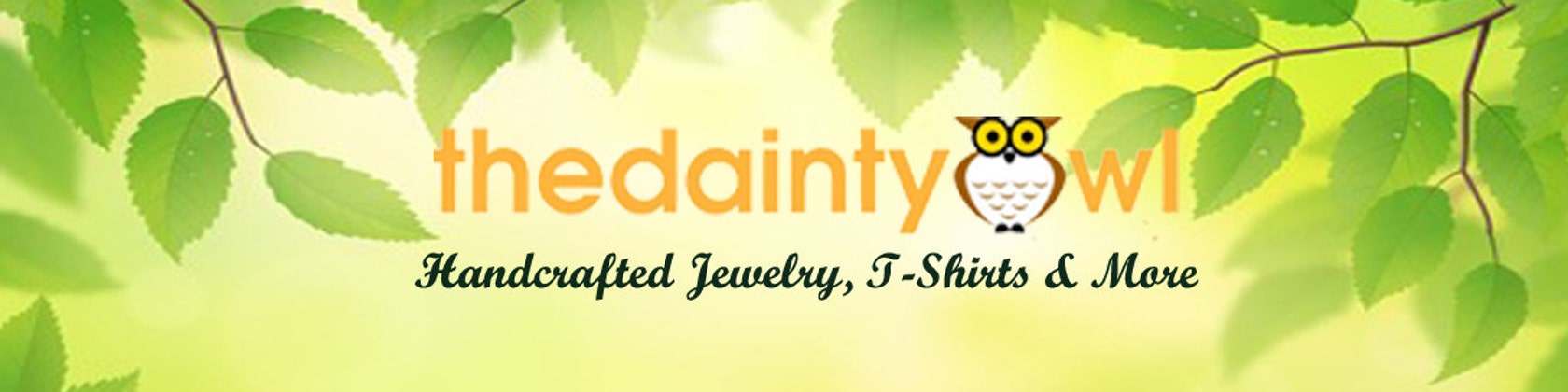 The Dainty Owl Handcrafted Jewelry T-Shirts & More by TheDaintyOwl