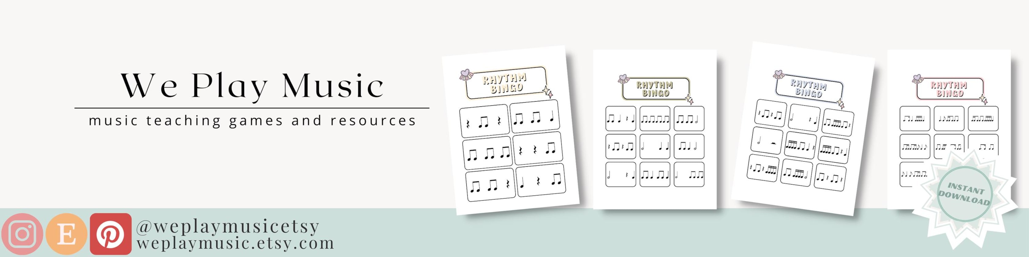 WePlayMusic - Etsy