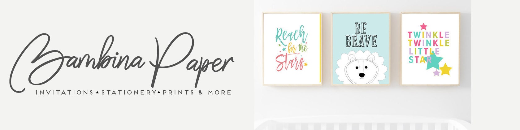 Bambina Paper Invitations Stationery Prints by BambinaPaper