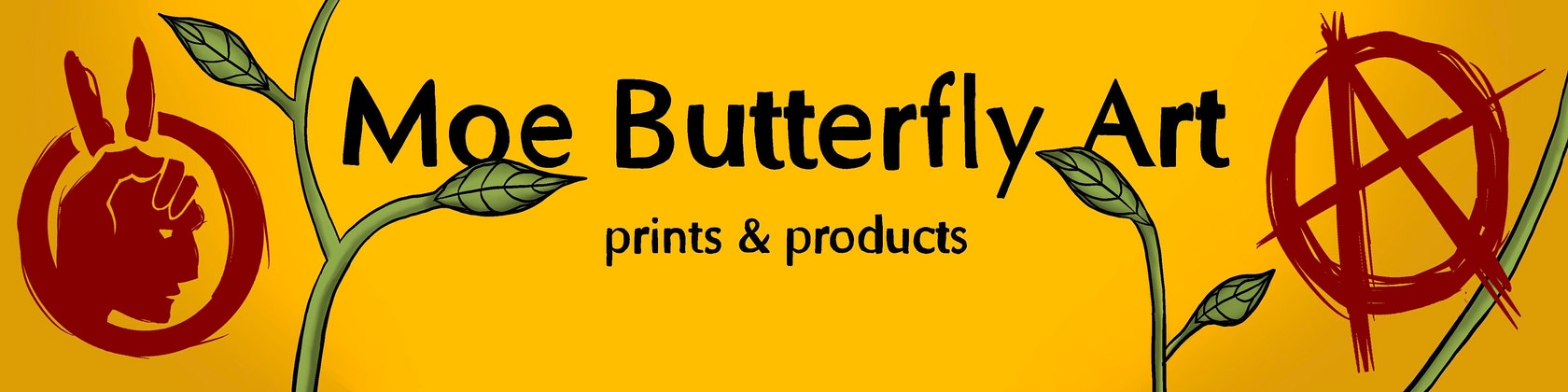 MoeButterflyArt on Etsy