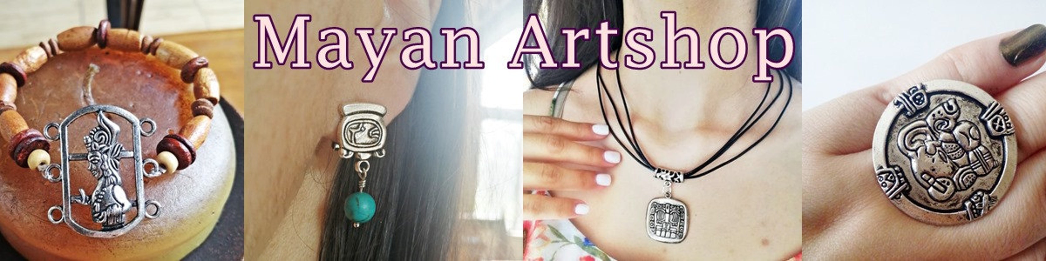 Mayan Design Jewelry. by MayanArtshop on Etsy