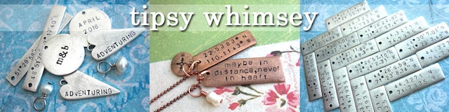 Custom Hand Stamped Charms by Tipsy Whimsey :: by TipsyWhimsey
