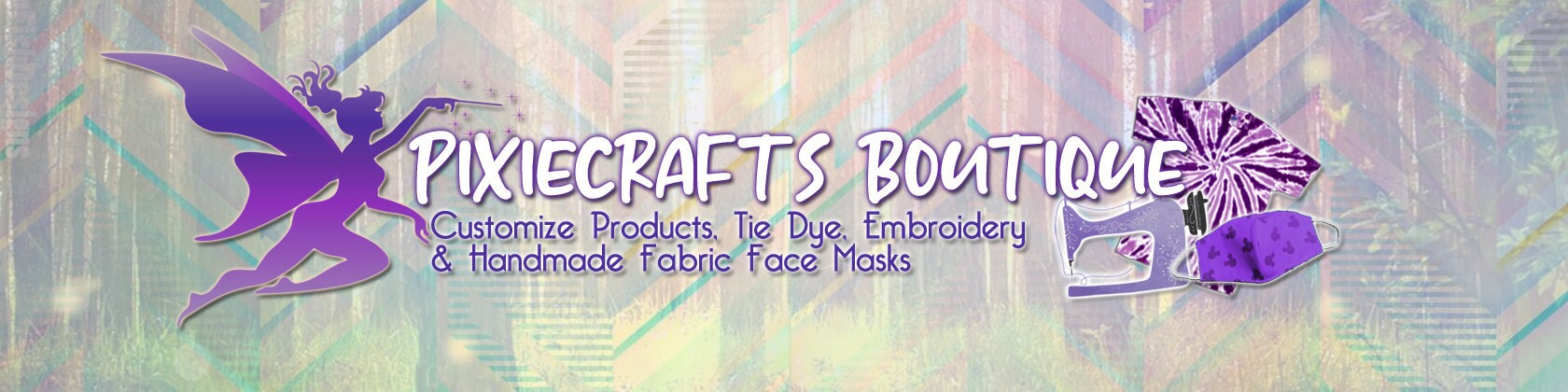 Pixiecrafts - ♥ Tie Dye, Face Masks and Crafts From the Heart ♥ - Etsy