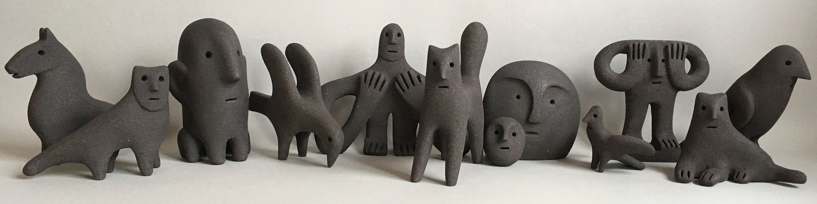 Ceramic sculpture and screenprints by PeterLubach on Etsy