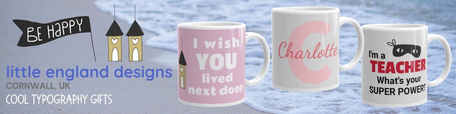 Fun & Unique T-Shirts Mugs & Gifts by LittleEnglandDesigns on Etsy