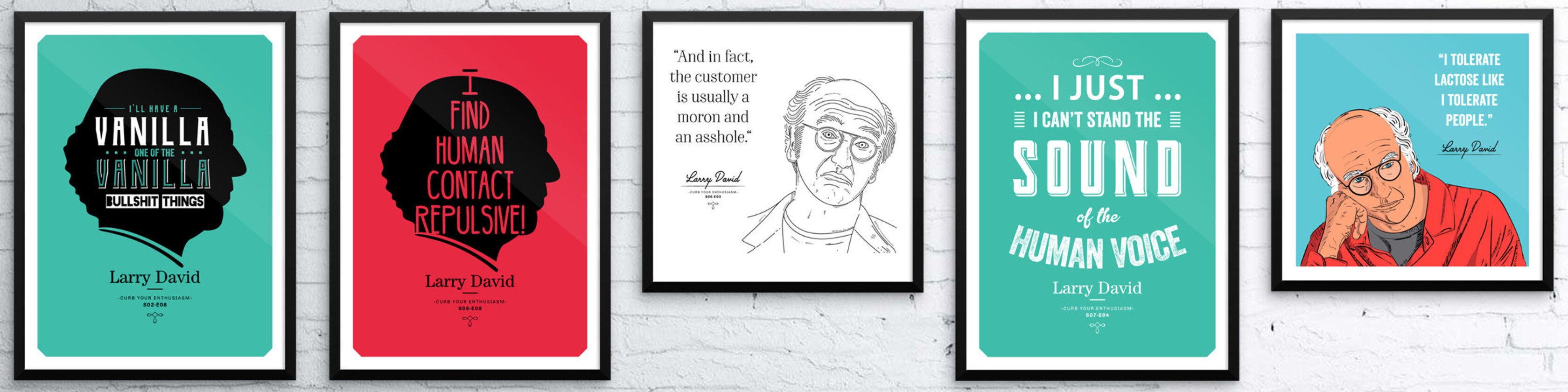 LarryDavidPosters - Etsy UK